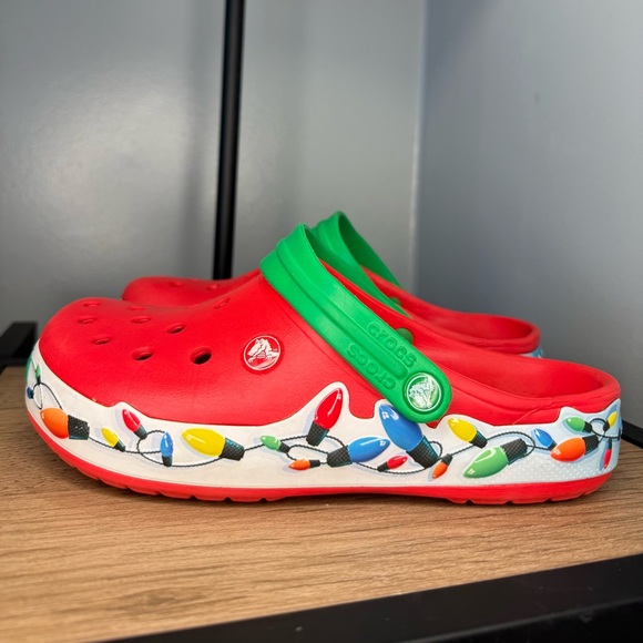 CROCS | Shoes | Crocs Limited Edition Christmas Themed Clogs | Poshmark